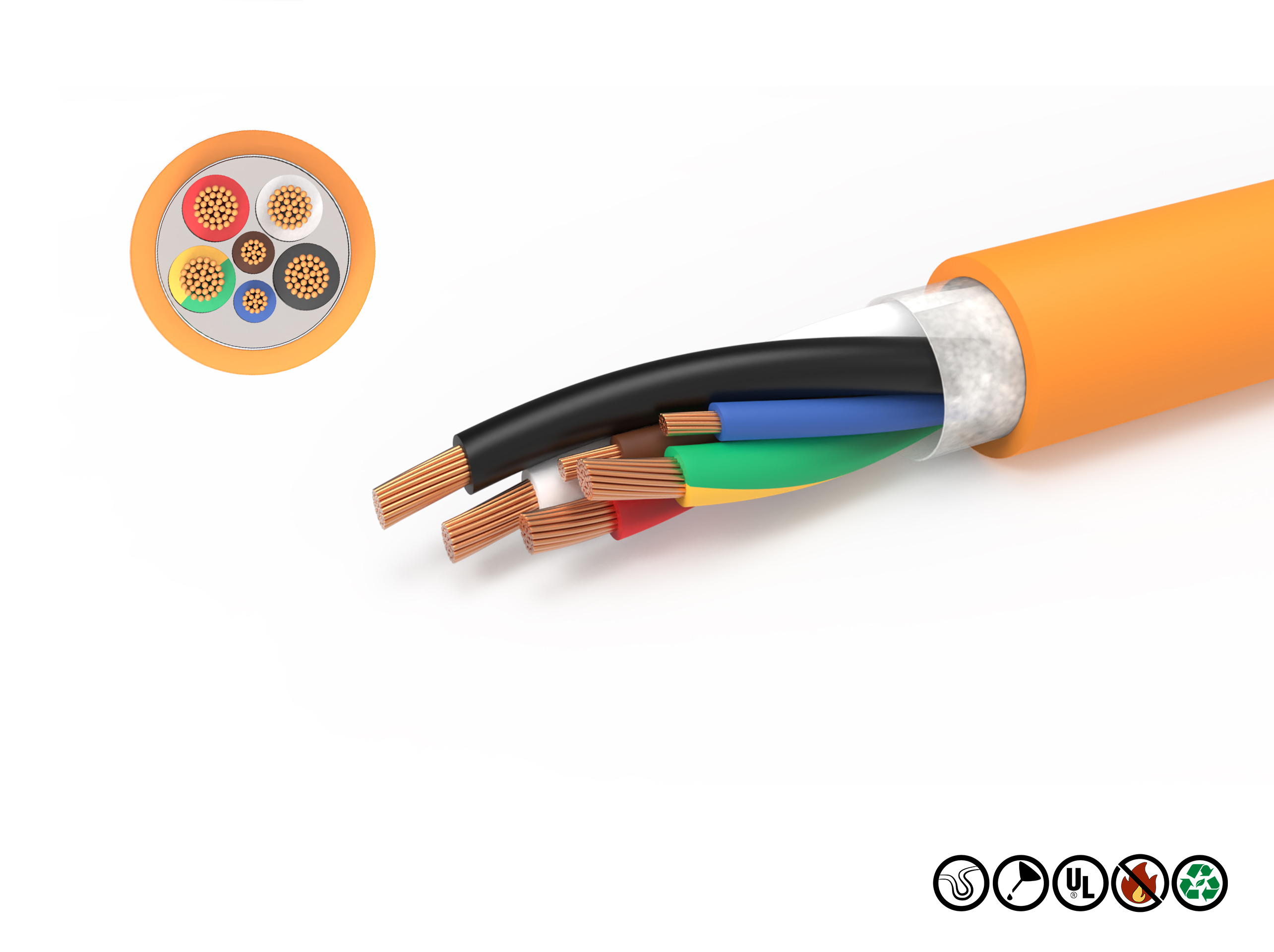8 million times servo power cable with brake - Servo cable-drag chain ...